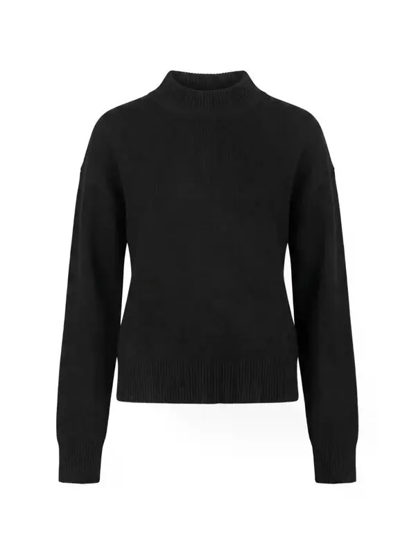 Pinko High-neck Logo-patch Sweater