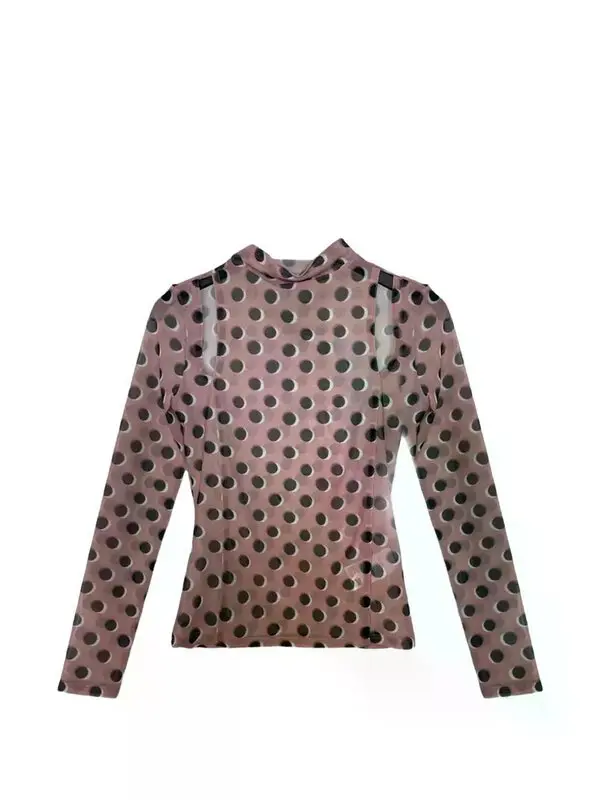 Hugo Polka-dot Cut-out Top