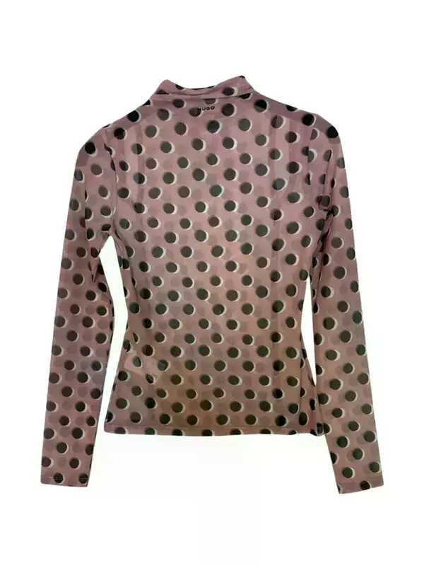 Hugo Polka-dot Cut-out Top
