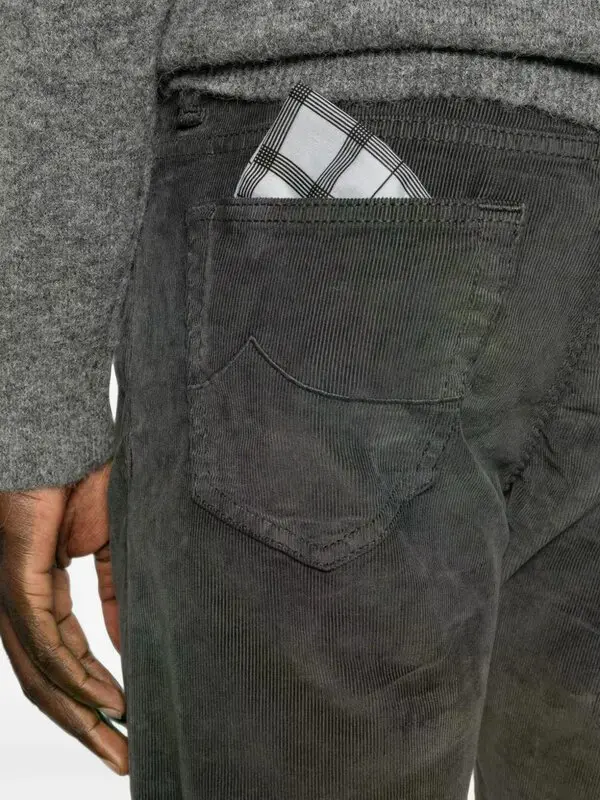 Jacob Cohen Corduroy Effect Trousers - Grey