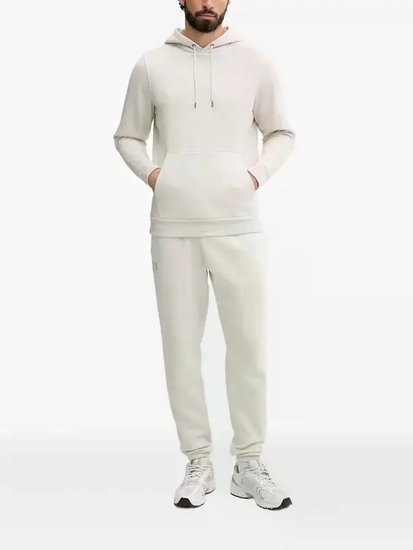 Under Armour Icon Logo-embroidered Pouch-pocket Hoodie - White