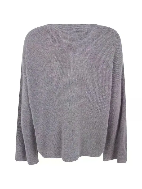 Emporio Armani Fine-knit Drop-shoulder Sweater