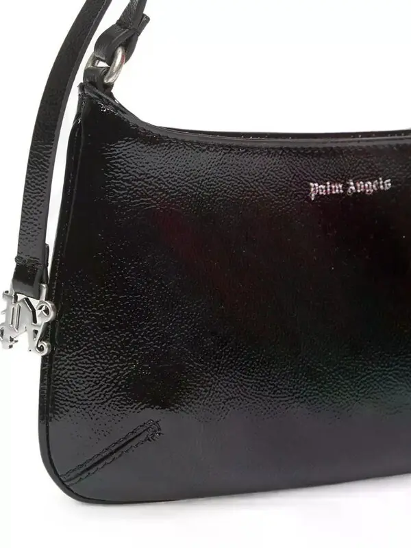 Palm Angels Giorgina Shiny Shoulder Bag - Black