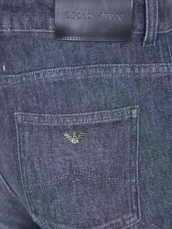 Emporio Armani Logo-plaque Flared Jeans