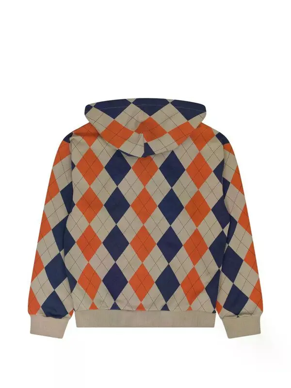 DENIM TEARS Argyle Intarsia Hoodie