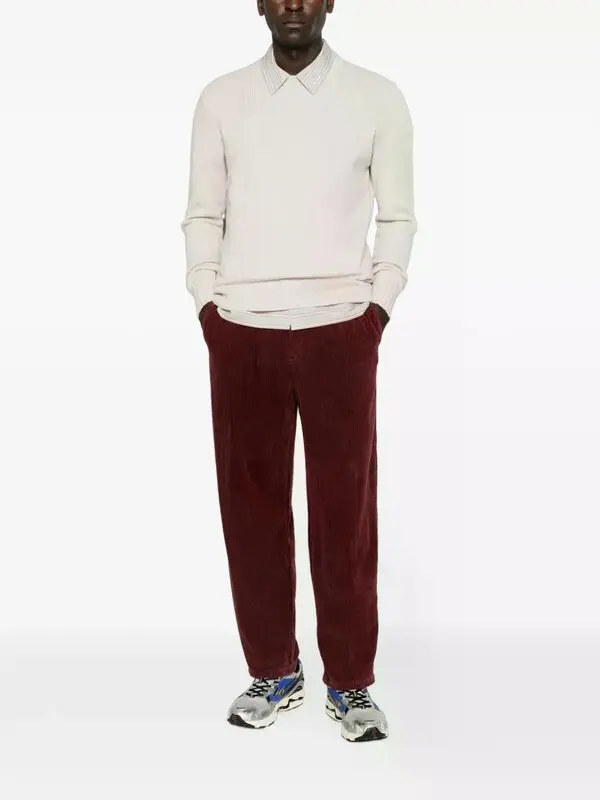 THE AMHANTE Ribbed-trim Sweater
