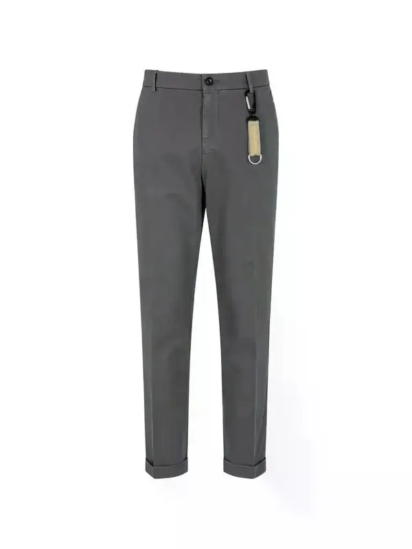 MANUEL RITZ Carabiner-detail Turn-up Trousers