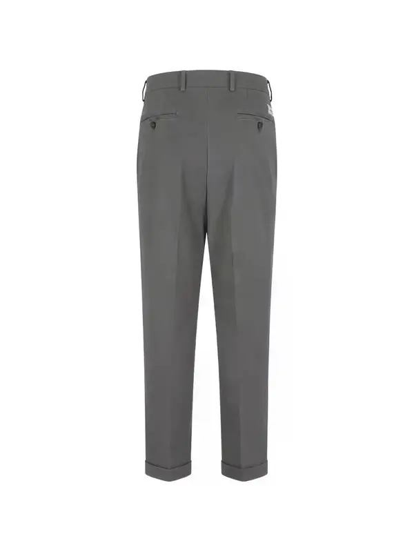 MANUEL RITZ Carabiner-detail Turn-up Trousers