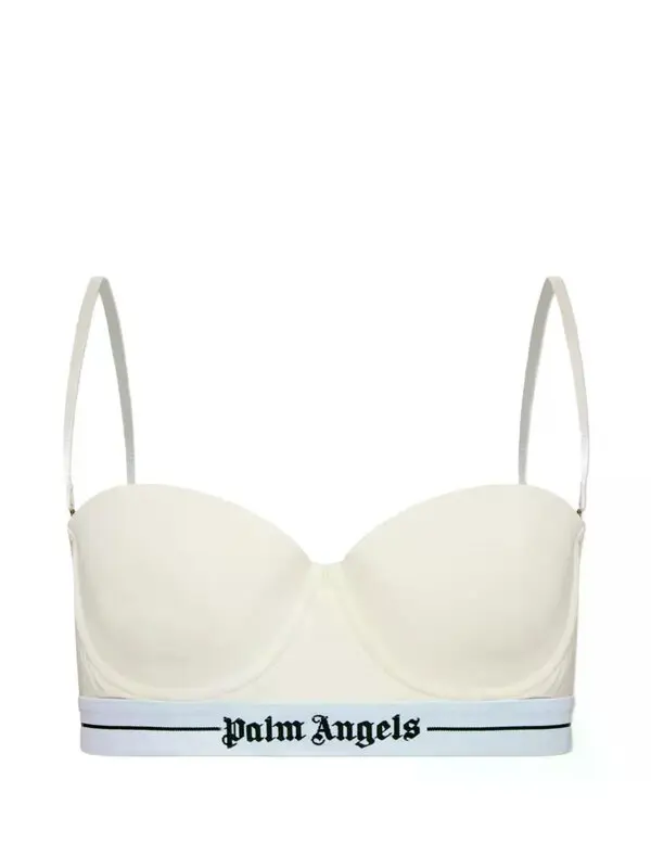 Palm Angels Logo-waistband Underwired Bra