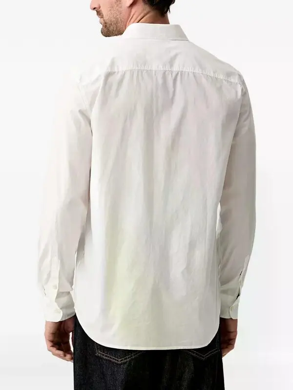 Guess Logo-patch Chest-pocket Shirt