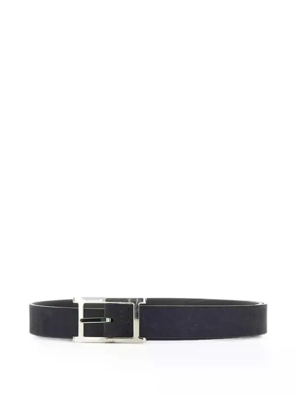 Orciani Nabucco Double Reversible Leather Belt - Black