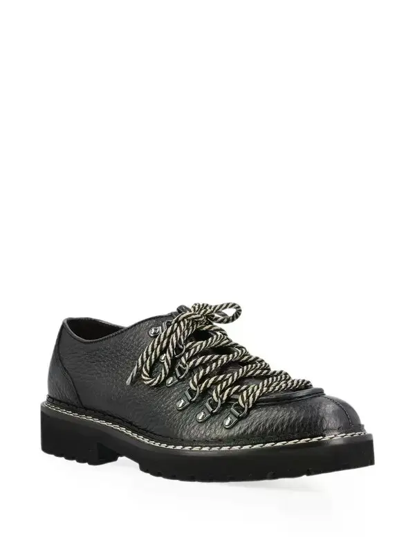 DOUCAL'S Grained-leather Lace-up Derby Shoes