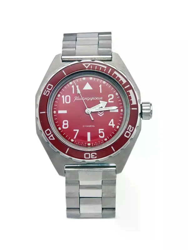 VOSTOK CLTH Komandirskie Watch - Red