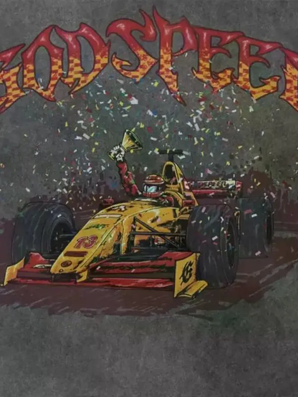 GODSPEED F1 Dreams Graphic-print Washed T-shirt