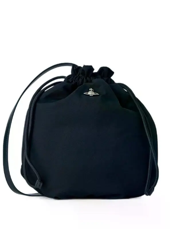 VIVIENNE WESTWOOD Logo-emblem Drawstring Bucket Bag