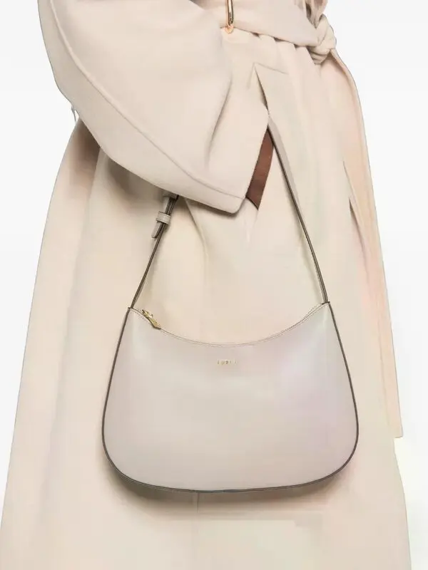 Furla Logo-plaque Leather Shoulder Bag