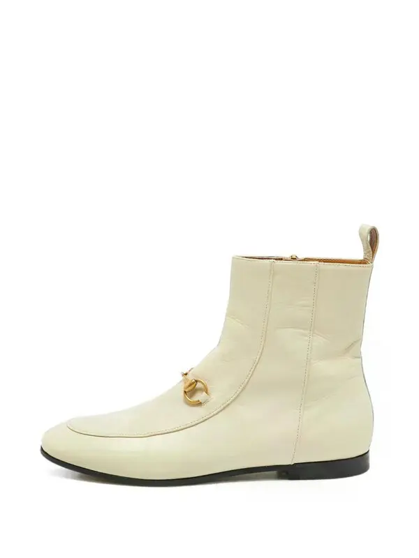 Gucci Jordaan Horsebit Ankle Boots