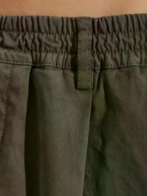 Eleventy Pleated Straight-leg Trousers