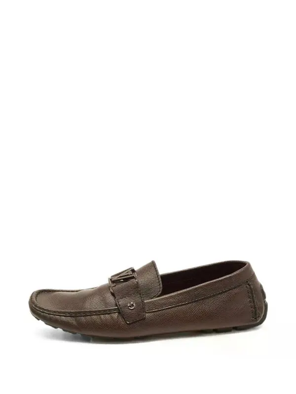 LOUIS VUITTON Monte Carlo Leather Loafers