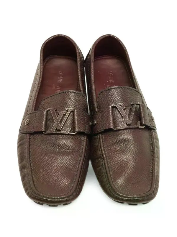 LOUIS VUITTON Monte Carlo Leather Loafers