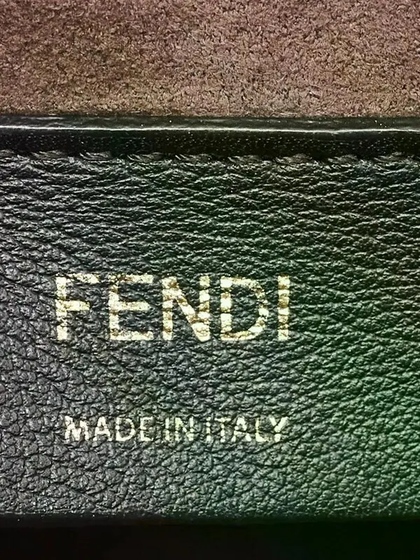 Fendi 2017 Medium Kan I Scalloped Shoulder Bag