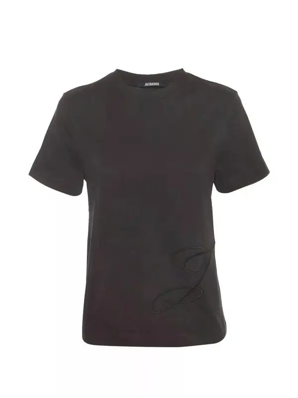 Jacquemus Logo Embroidered T-shirt