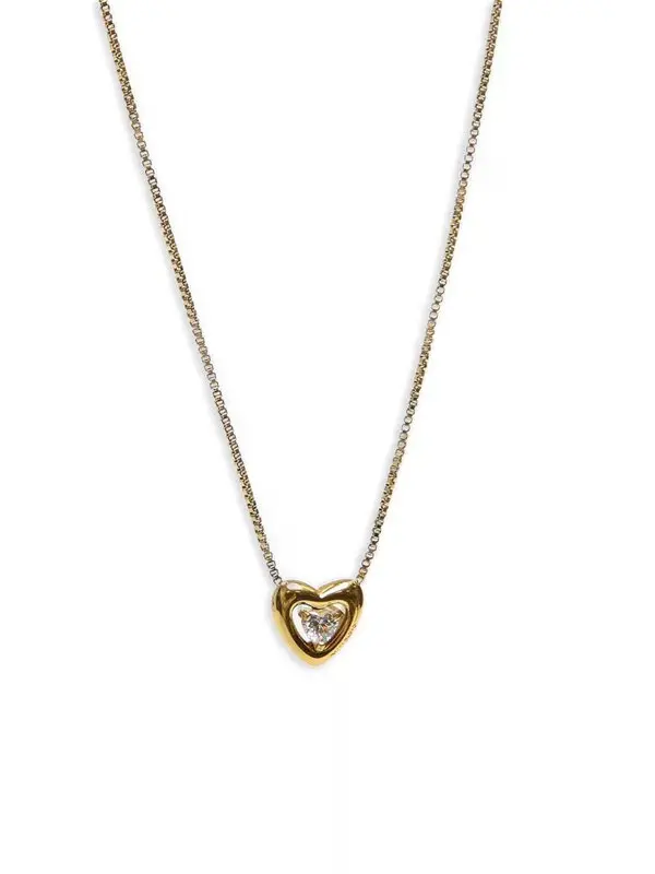 Guess Crystal-embellished Heart Necklace