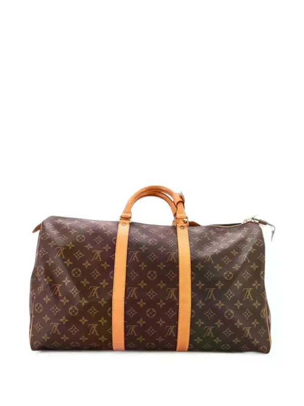 LOUIS VUITTON Monogram Canvas Travel Bag - Brown