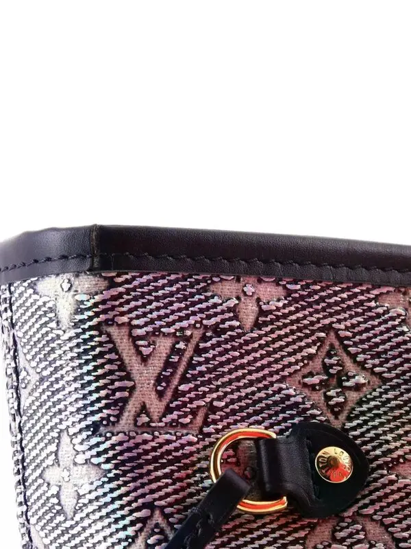 LOUIS VUITTON Monoglam Jacquard Canvas Tote - Blue