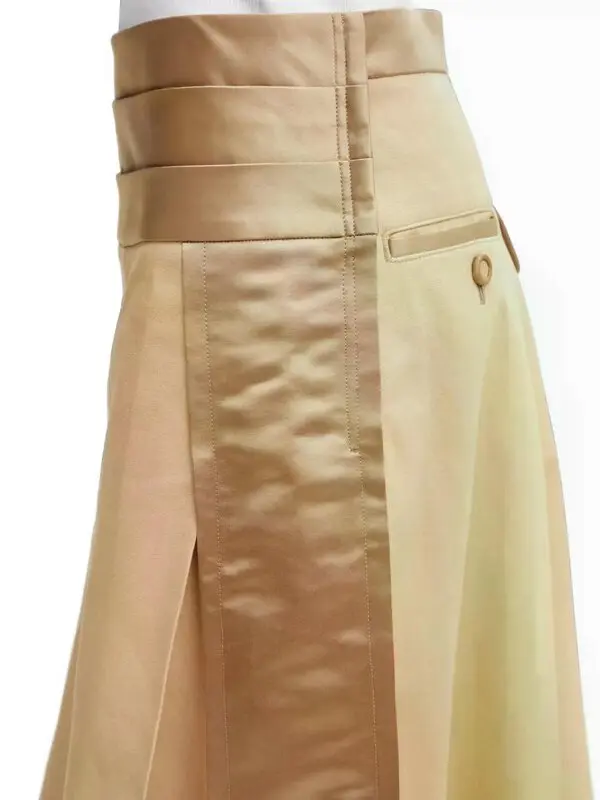 Undercover Pleated Midi Skirt
