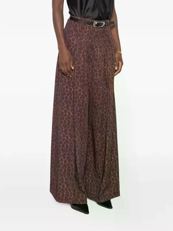 Imperial Leopard-print Palazzo Pants