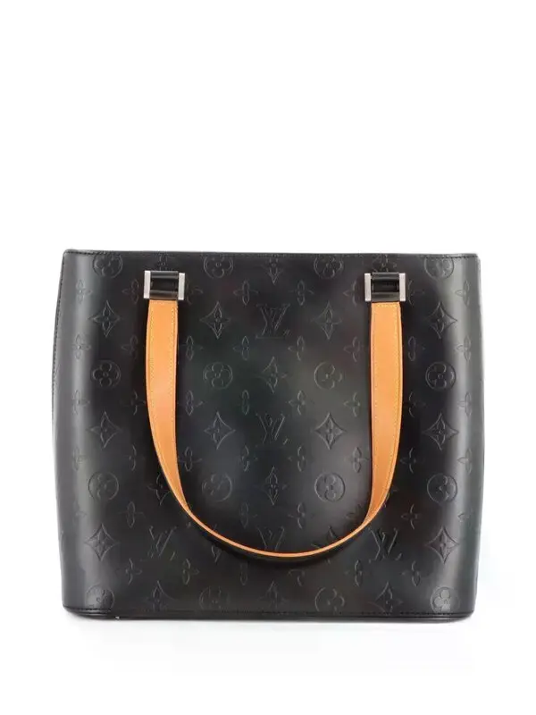 LOUIS VUITTON Monogram Vernis Tote Bag - Grey