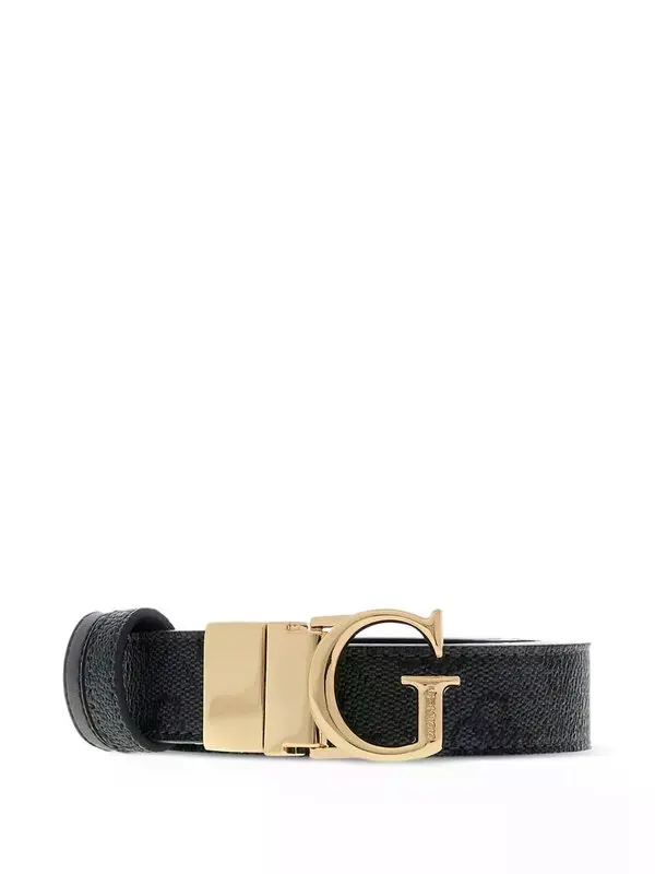 Guess Leona G Logo Belt - Black
