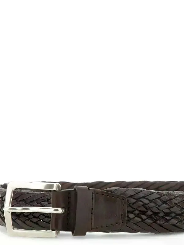 Orciani Woven Leather Belt