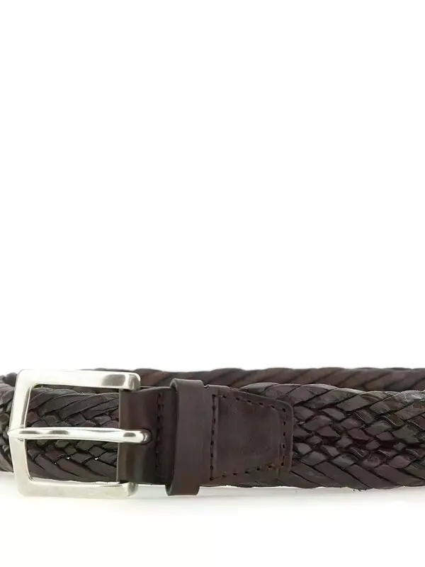 Orciani Woven Leather Belt