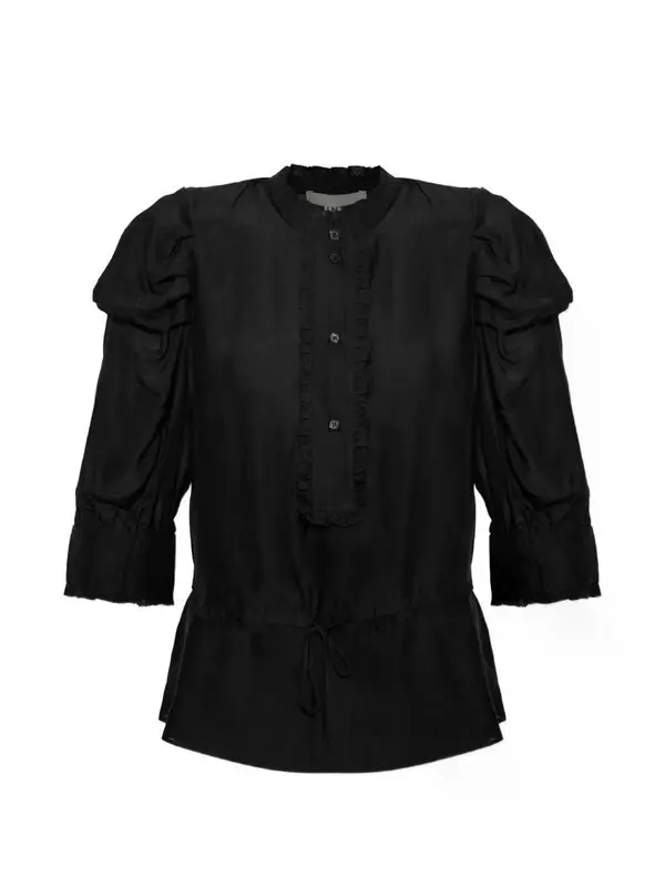 Munthe Ruffled Drawstring-waist Top