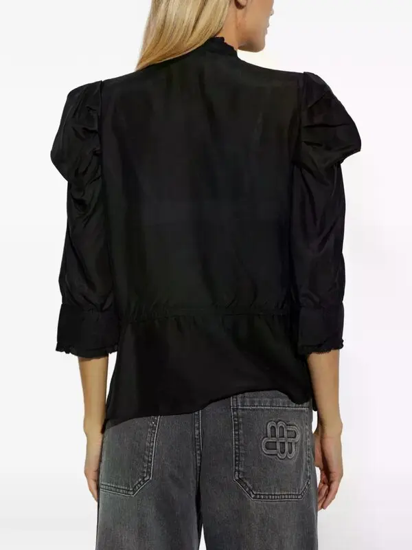 Munthe Ruffled Drawstring-waist Top