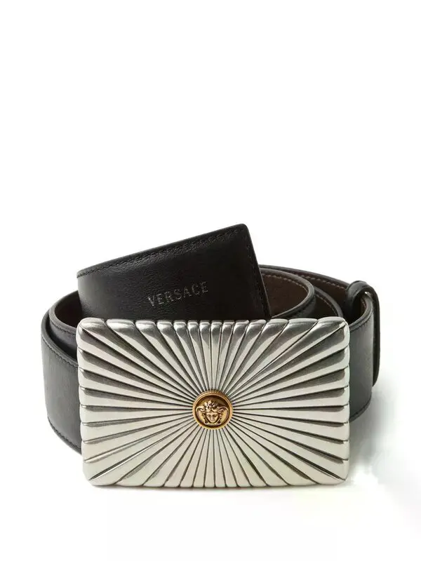 Versace Leather Belt 4 Cm
