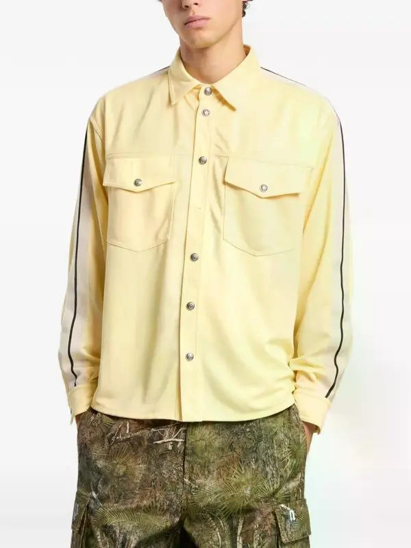Palm Angels Logo 90' Side-stripe Shirt