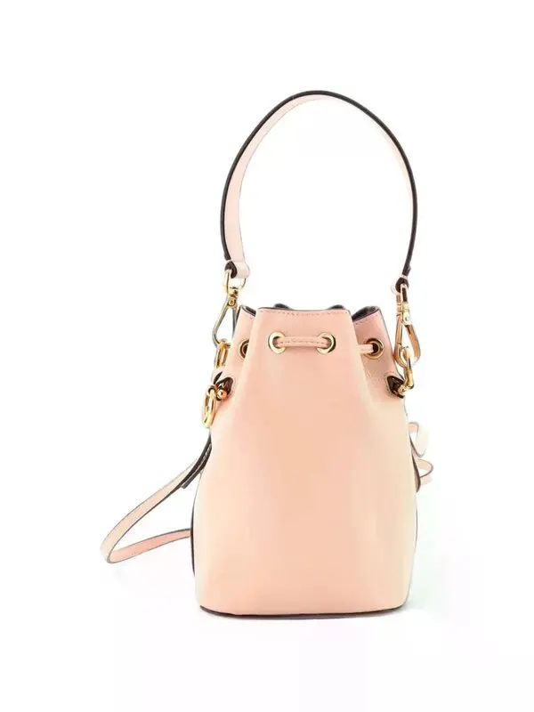 Fendi Mon Tresor Leather Mini Bucket Bag - Pink
