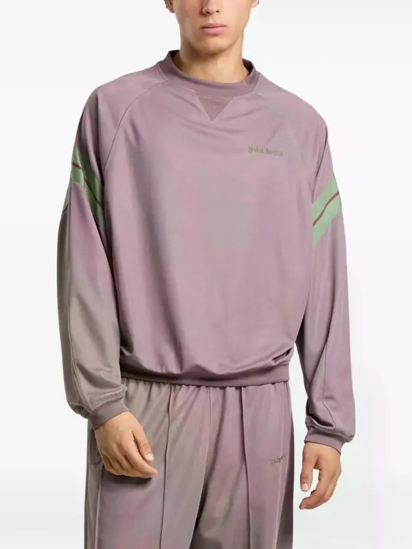Palm Angels Logo-print Raglan-sleeve Sweatshirt