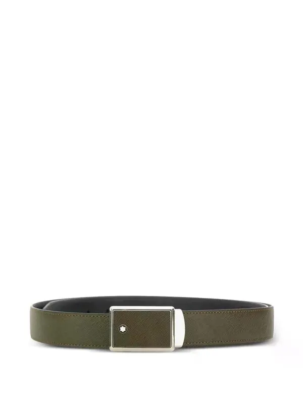 Montblanc Leather Belt - Green