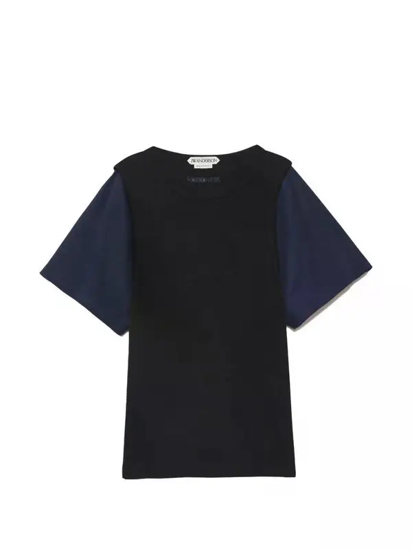 JW Anderson Colour-block Short-sleeve T-shirt - Black