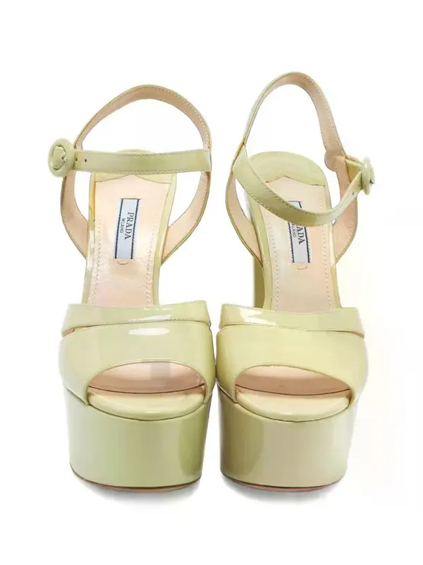 Prada Platform Ankle-strap Sandals