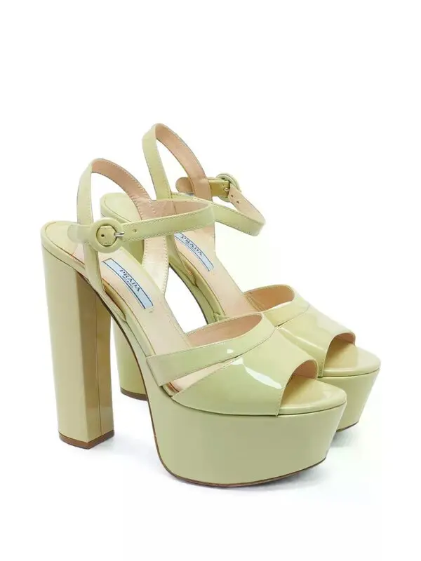 Prada Platform Ankle-strap Sandals