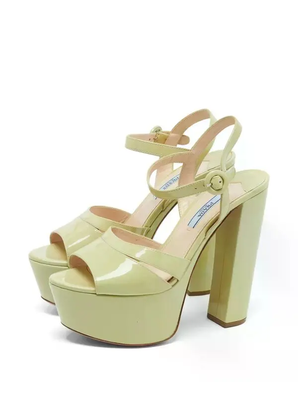 Prada Platform Ankle-strap Sandals