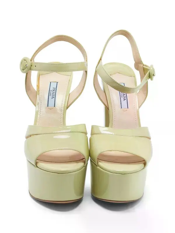 Prada Platform Ankle-strap Sandals