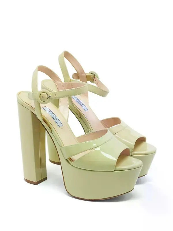 Prada Platform Ankle-strap Sandals
