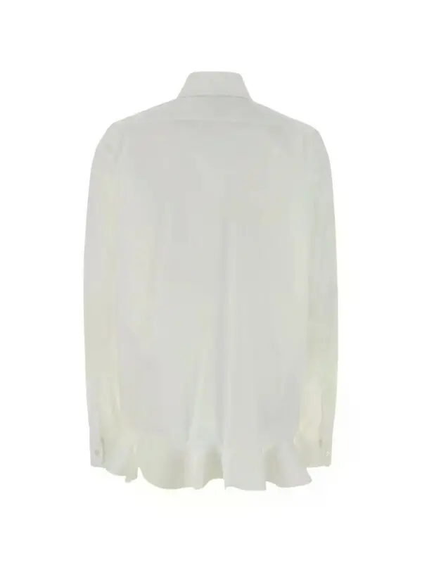 Moschino Ruffle-trim Shirt - White