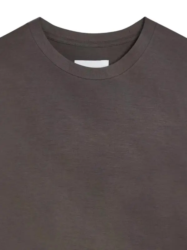 SSSTEIN Oversized Crew-neck Wool T-shirt - Grey